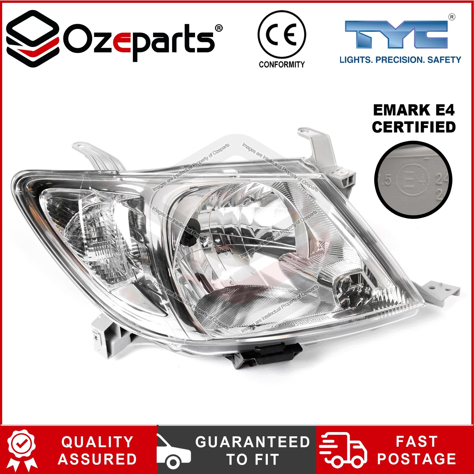 RH RHS Right Hand Head Light Lamp For Toyota Hilux Ute 2008~2012 2WD ...