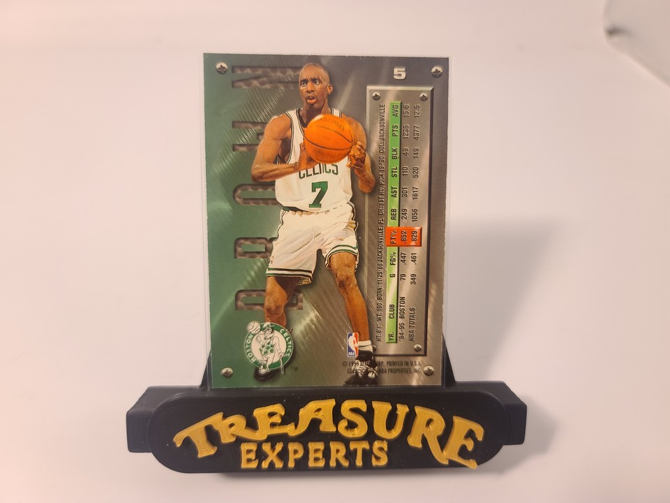 1995-96 Fleer Metal #5 Dee Brown Boston Celtics Basketball Card NM-MT ...