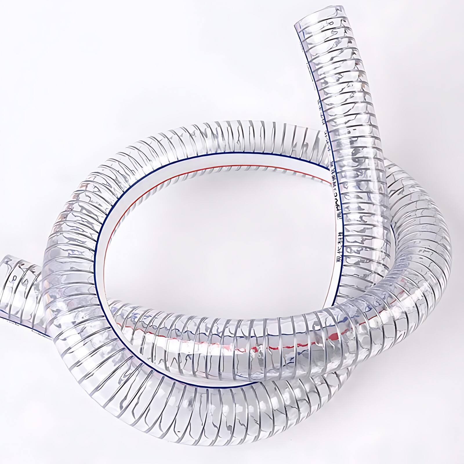 Heavy Duty Braided Wire Reinforced Clear Flexible PVC Hose Pipe - Water ...