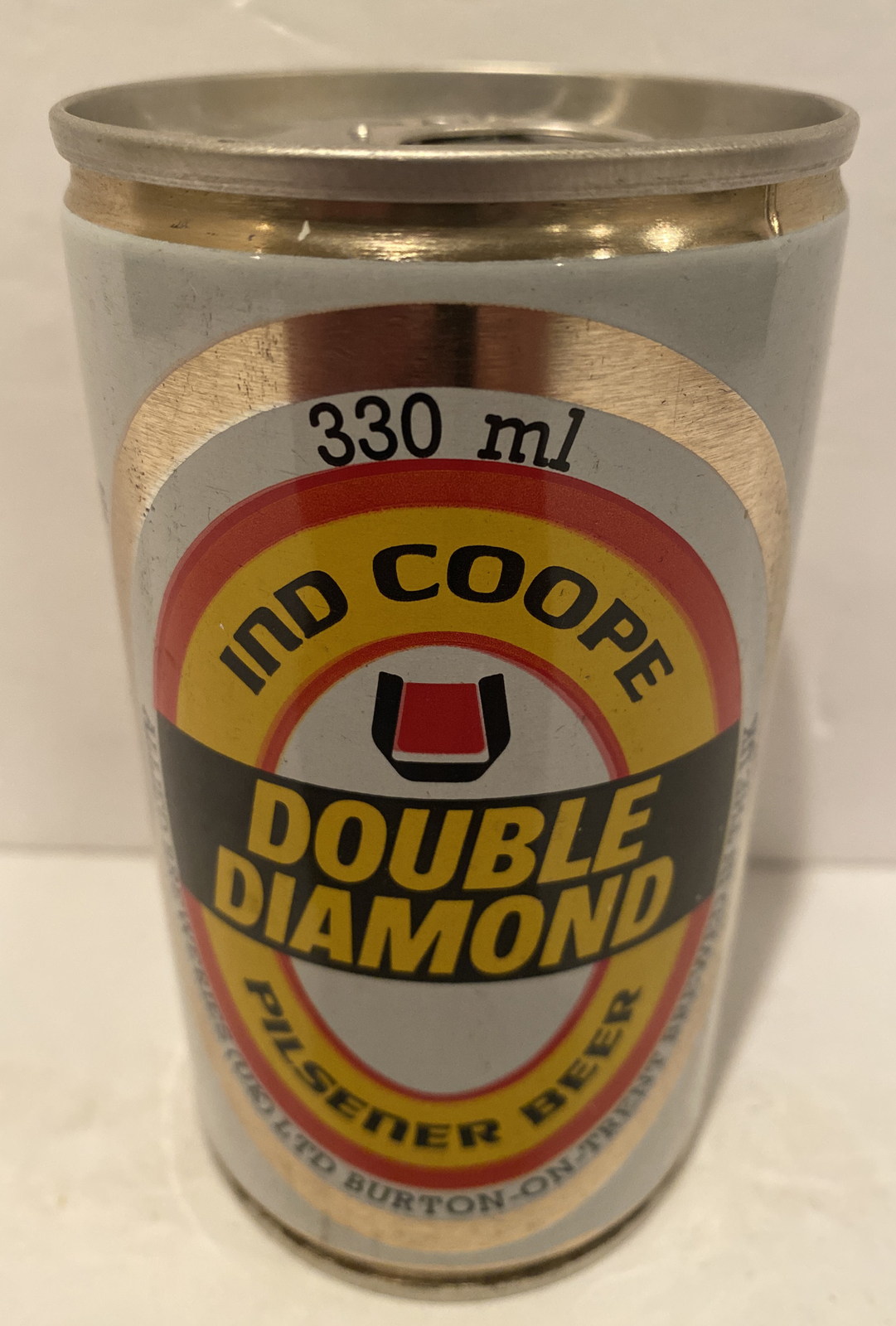 Double Diamond Ind Coope Beer Can Pilsner Burton UK Tab On Vintage ...