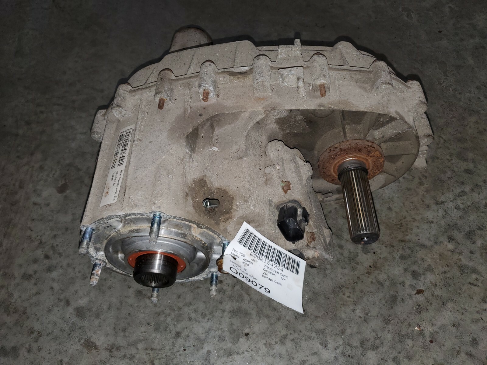 TRANSFER CASE 2015 CHRYSLER ASPEN 4.7L WITH 72,350 MILES MODEL NV244 | eBay