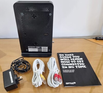 Optus Netgear CG3000 2STAUS Cable Home Network Modem WiFi Router | eBay