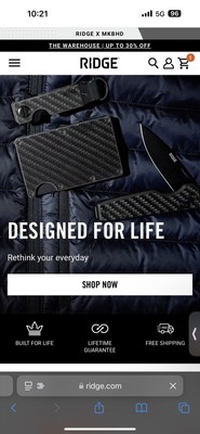 Ridge Wallet 40% Off Coupon Discount Code | eBay