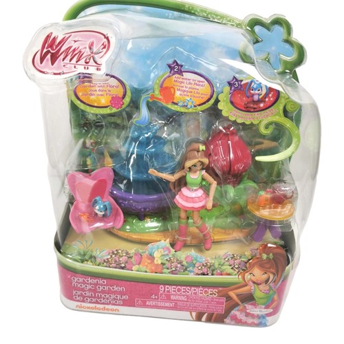 Winx Club Nickelodeon Gardenia Magic Garden Play Set Flora & Kikko ...