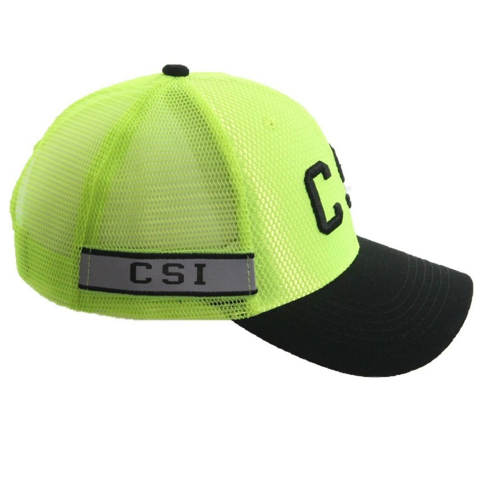 FBI CIA CSI POLICE SHERIFF SECURITY Enforcement Baseball Cap Mesh Neon ...