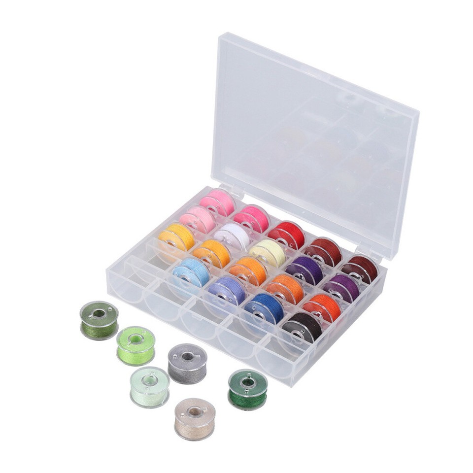 25 Pcs Bobbin Winder Set Sewing Machine Spool Machine Bobbin Spool | eBay