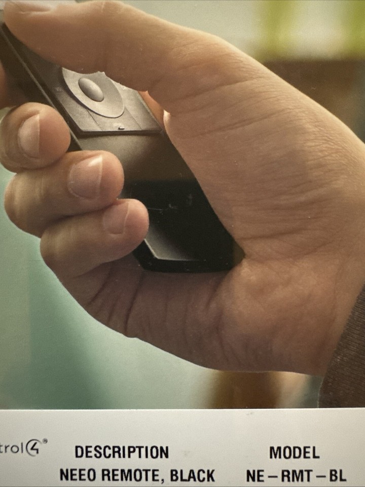 Control4 Neeo Smart Remote WiFi Bluetooth Black NE-RMT-BL -BRAND NEW!! | eBay