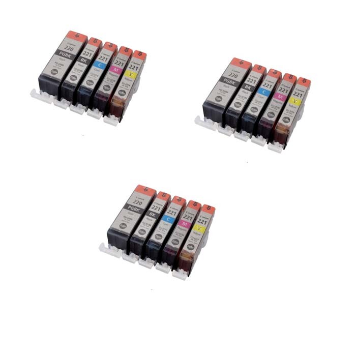 15P Ink for PIXMA MP 560 MP 620 MP630 MP 640 Printer Cartridges PG220 ...