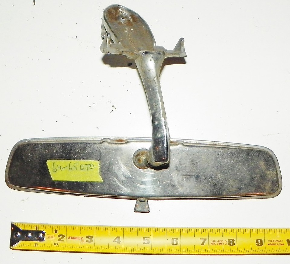 1964 1965 GTO LEMANS ORIGINAL INSIDE REAR VIEW MIRROR PART # 4482131 | eBay