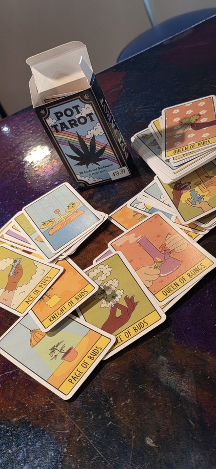 Pot Tarot Card Deck, 78 Cards w/ PDF Guidebook By Peggy White | eBay