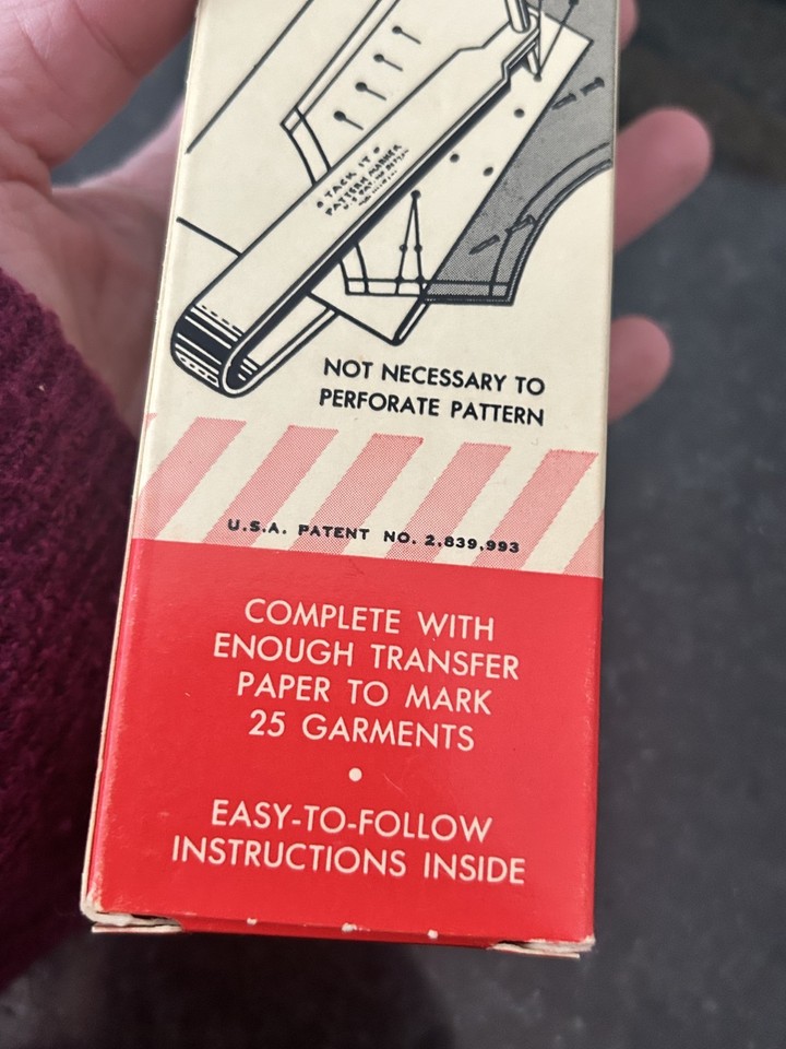 Vintage Ultra Stitcher Sewing Tool Kit + Tack-It Pattern Marker In Box ...