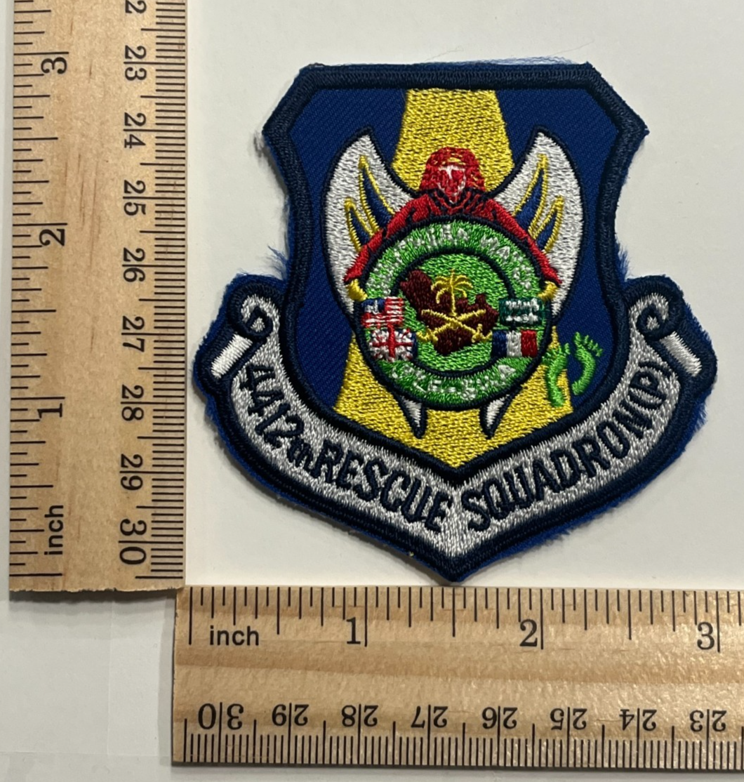 US AIR FORCE PATCH: 4412th Rescue Squadron CSAR PJ Pararescue Saudi ...