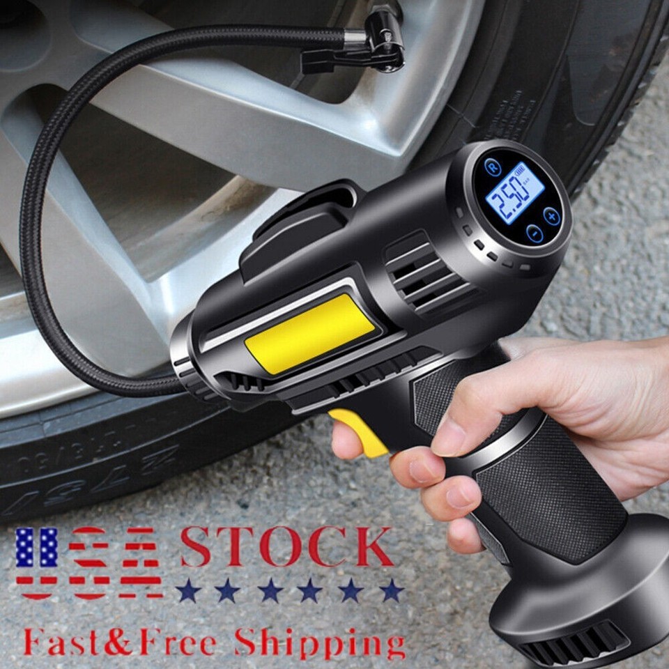 NEW 150PSI Car Air Tire Pump Inflator Compressor LED Digital Electric ...
