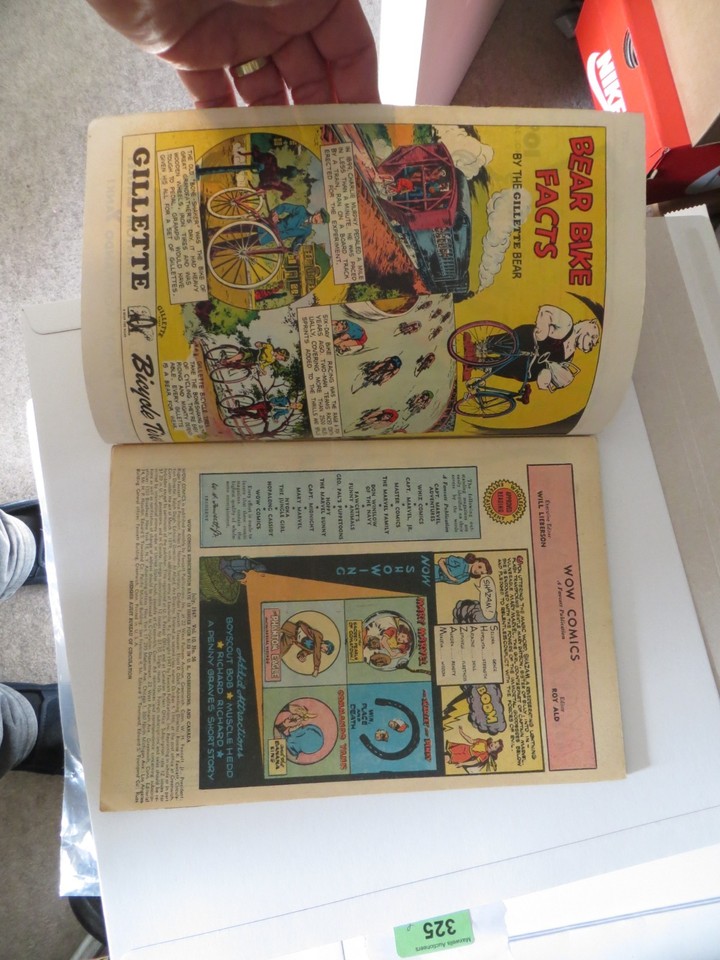 WOW COMICS 56 GOLDEN AGE MARY MARVEL CAPTAIN MARVEL FAMILY RARE VFN | eBay UK