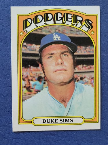 1972 topps baseball - #63 - Duke Sims C - Los Angeles Dodgers | eBay