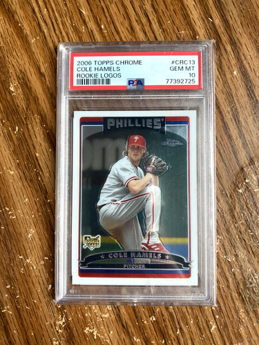 2006 Topps Chrome - Rookie Logos #CRC13 Cole Hamels /599 (RC) for sale ...