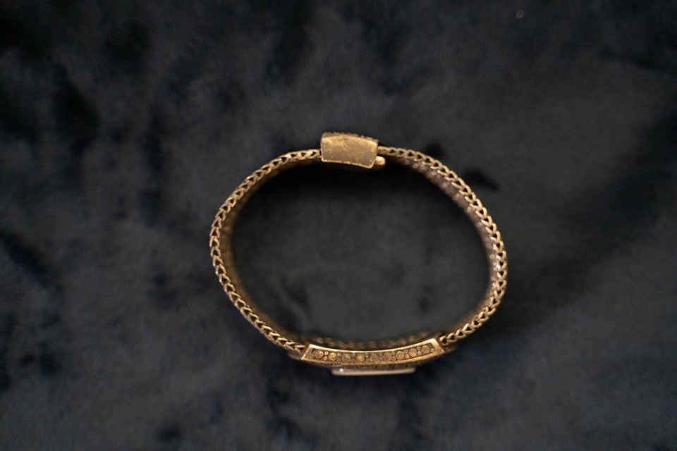 John Hardy VINTAGE bracelet MESH SIGNED Sterling Silver 925 Mother Of ...