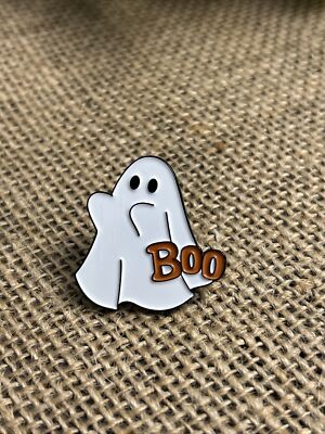 Halloween Ghost Boo Lapel Pin | eBay