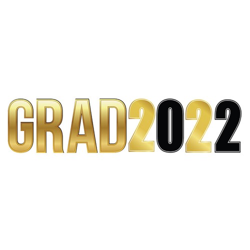 GRAD 2022 Set of 8 Giant CARDBOARD CUTOUT Standups Standees Graduation ...