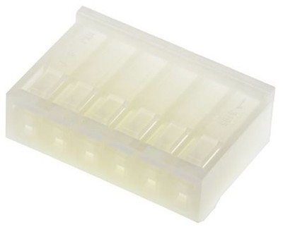 Pack 5 Molex SPOX 5195, 3.96mm Pitch, 6 Way, 1 Row Female Connector ...