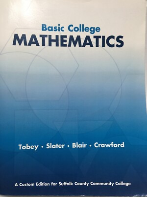 basic college mathematics suffolk community college edition basic co | eBay