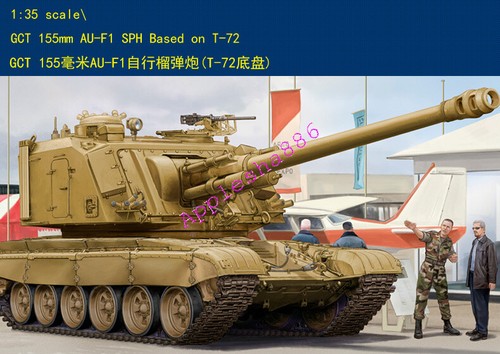 Hobby boss 83835 1/35 GCT 155mm AU-F1 SPH Based on T-72 model kit | eBay UK