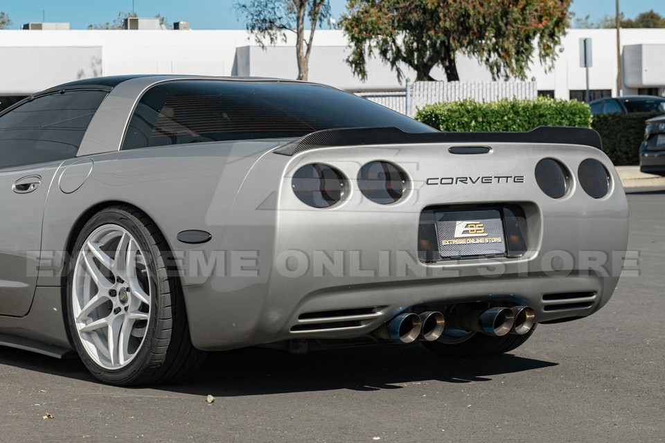 For 97-04 Corvette C5 | ZR1 Extended Style CARBON FIBER Rear Trunk Wing ...