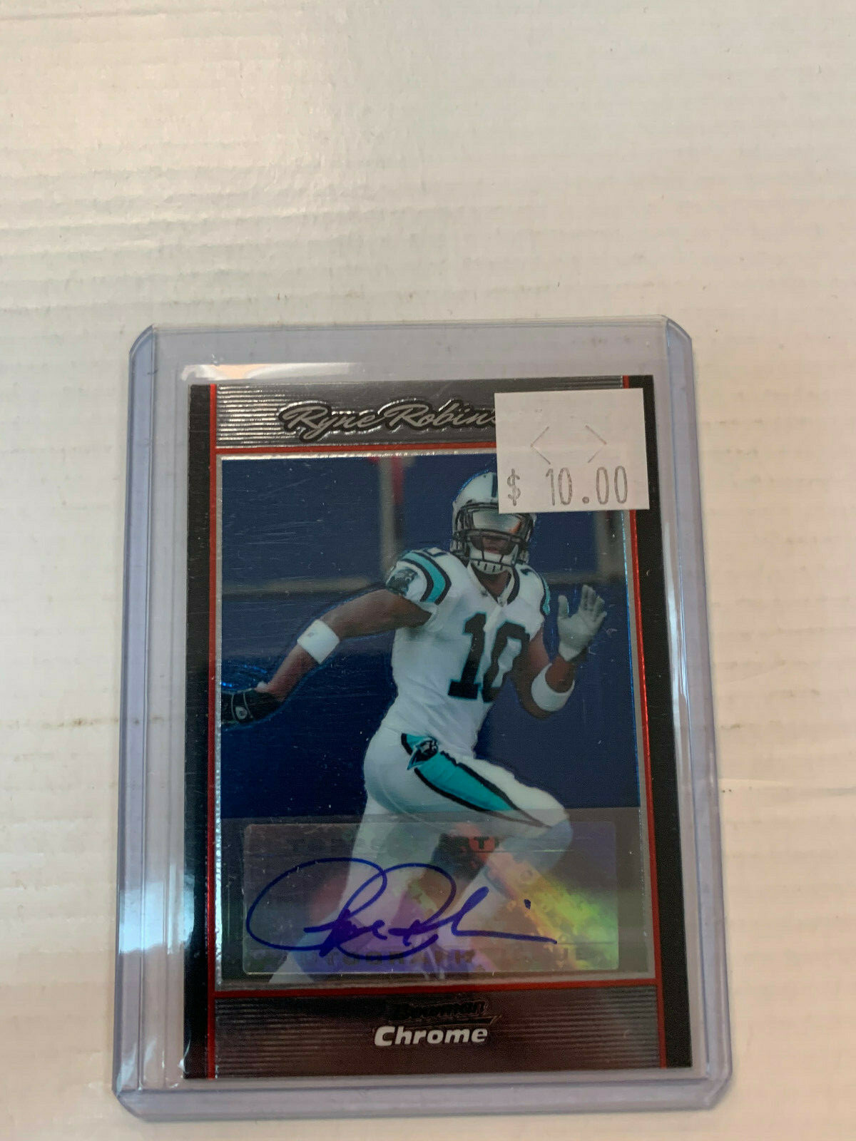 Ryne Robinson 2007 Chrome Rookie Auto Card #BC106 | eBay