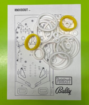 Bally Knockout Pinball Machine SILICONE / RUBBER Ring Kit | eBay