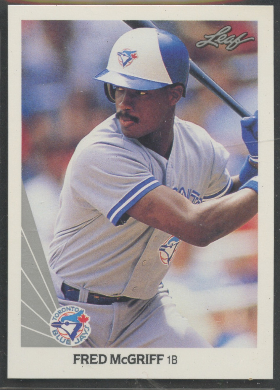 1990 Leaf #132 Fred McGriff Toronto Blue Jays Hall-of-Fame | eBay