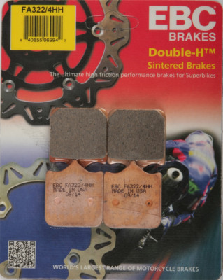 EBC BRAKE PADS FA322/4HH MC Aprilia | eBay
