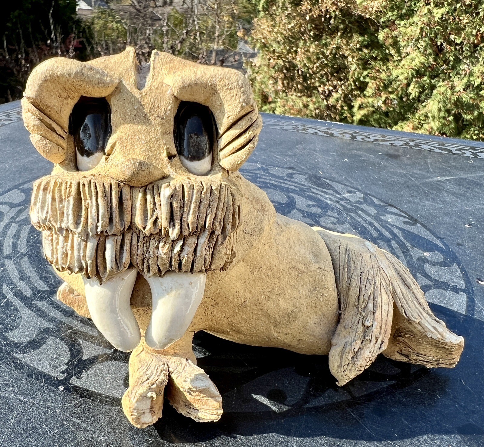 1970's Max Hindt Clay Art Pottery Walrus Arctic Marine Animal Figurine ...