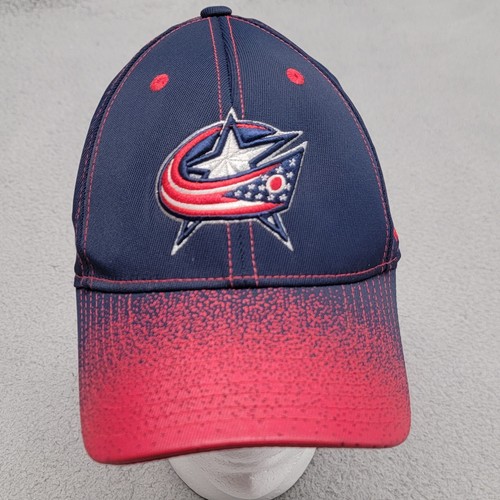 Columbus Blue Jackets Hat Cap Blue Red S/M Small/Medium Reebok NHL ...