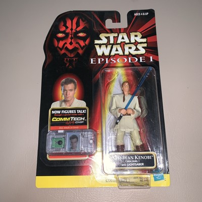 1998 Hasbro Star Wars Episode I Commtech Obi-Wan Kenobi Sealed | eBay