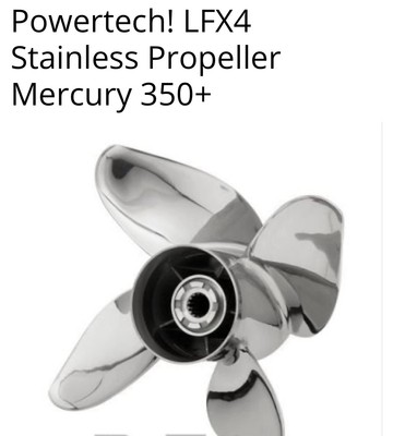 Powertech 16 X 22p, LFXR22PMS275 stainless 4 blade prop | eBay
