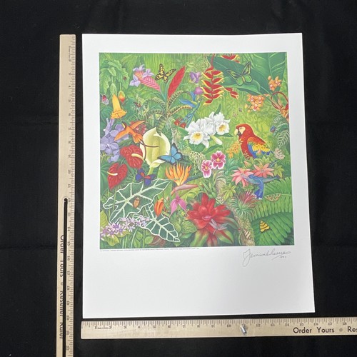 Vintage 1992 90s Fernando Casini Hallmark Signed Lithograph Art Artwork ...