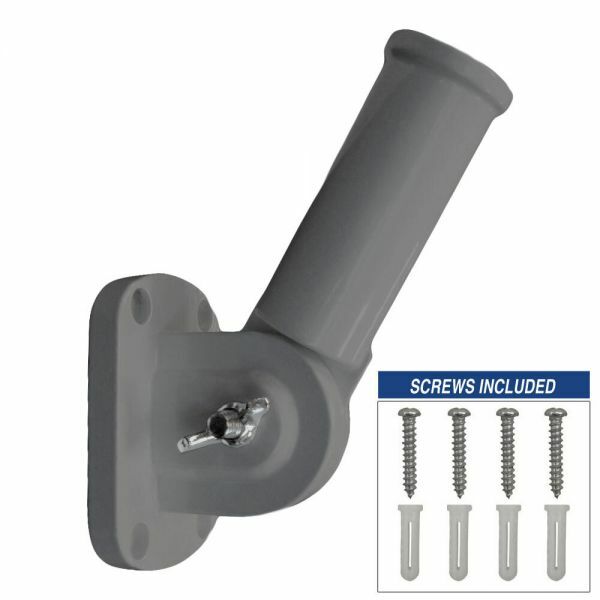 6ft Spinning Flag Pole Kit Silver Flag Pole & Bracket Kit Tangle Free ...