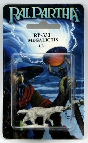 Ral Partha RP-333 Megalictis (Natural World) Giant Weasel Prehistoric ...