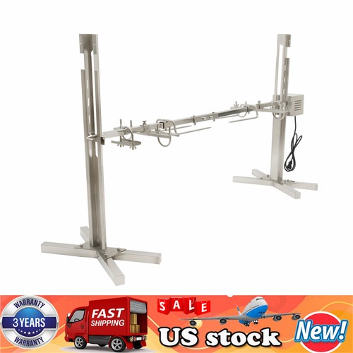 53 inch Large Spit Roaster Rotisserie Chicken Electric BBQ Grill Pig ...