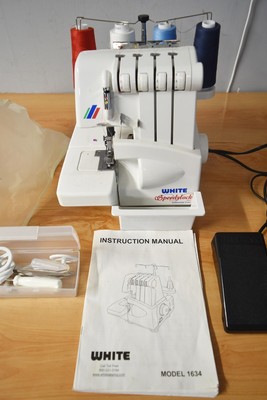 WHITE SPEEDYLOCK 1634 DIFFERENTIAL SERGER SEWING MACHINE | eBay