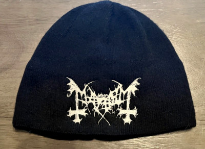 Mayhem Knit Beanie Hat BEHEMOTH! DARKTHRONE! | eBay