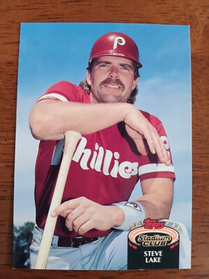STEVE LAKE PHILADELPHIA PHILLIES 1992 TOPPS STADIUM CLUB BASEBALL CARD #54 | eBay