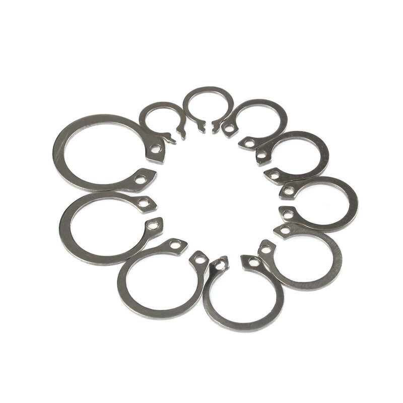 100pc Circlip Set External Circlips Snap Ring Assortment Set Retaining ...