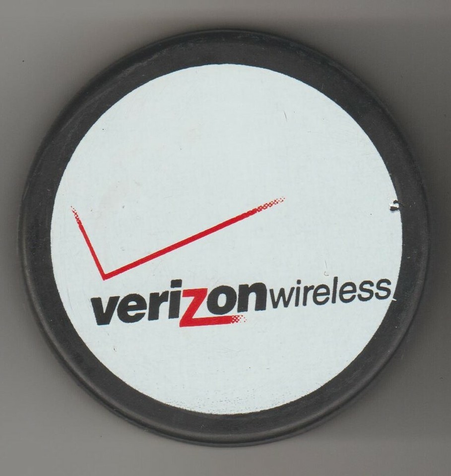 Philadelphia Flyers Verizon NHL Hockey Puck Lin Can White BG wireless ...