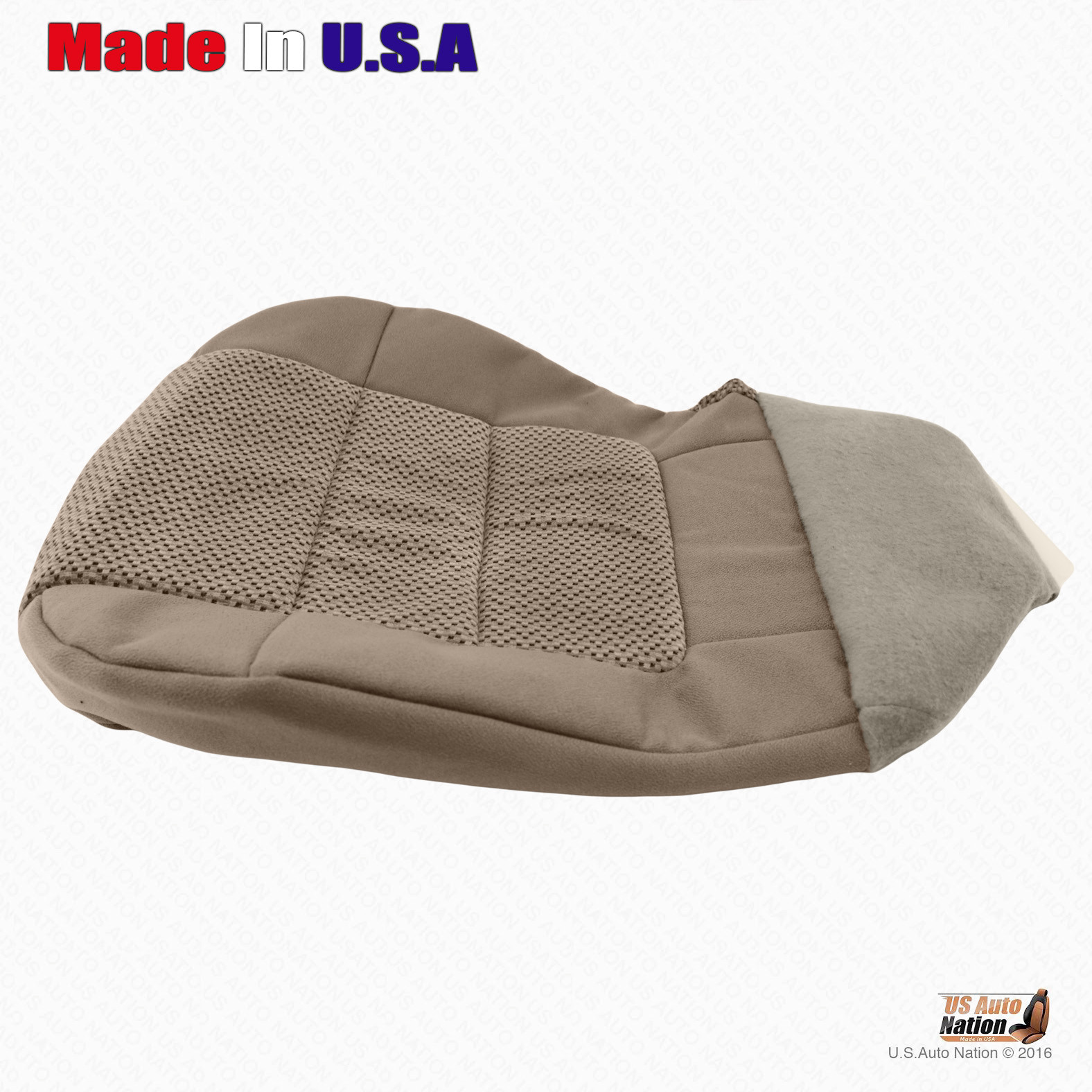 Front Driver Bottom Cloth Seat Cover Tan Fits 2011 2002 Ford F150 XLT ...