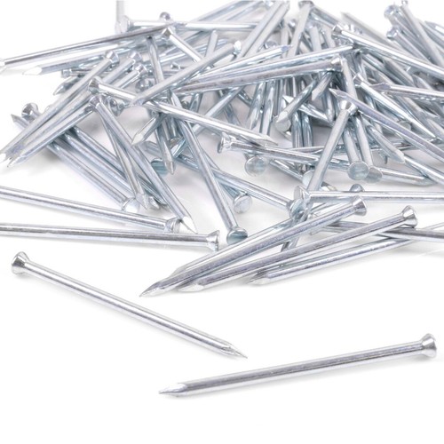 20x FLAT HEAD MASONRY NAILS 3mm x 60mm Breeze Block Wood Hard Wall ...