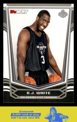 2008 Topps Tipoff D.J. White RC #138 Oklahoma City Thunder | eBay