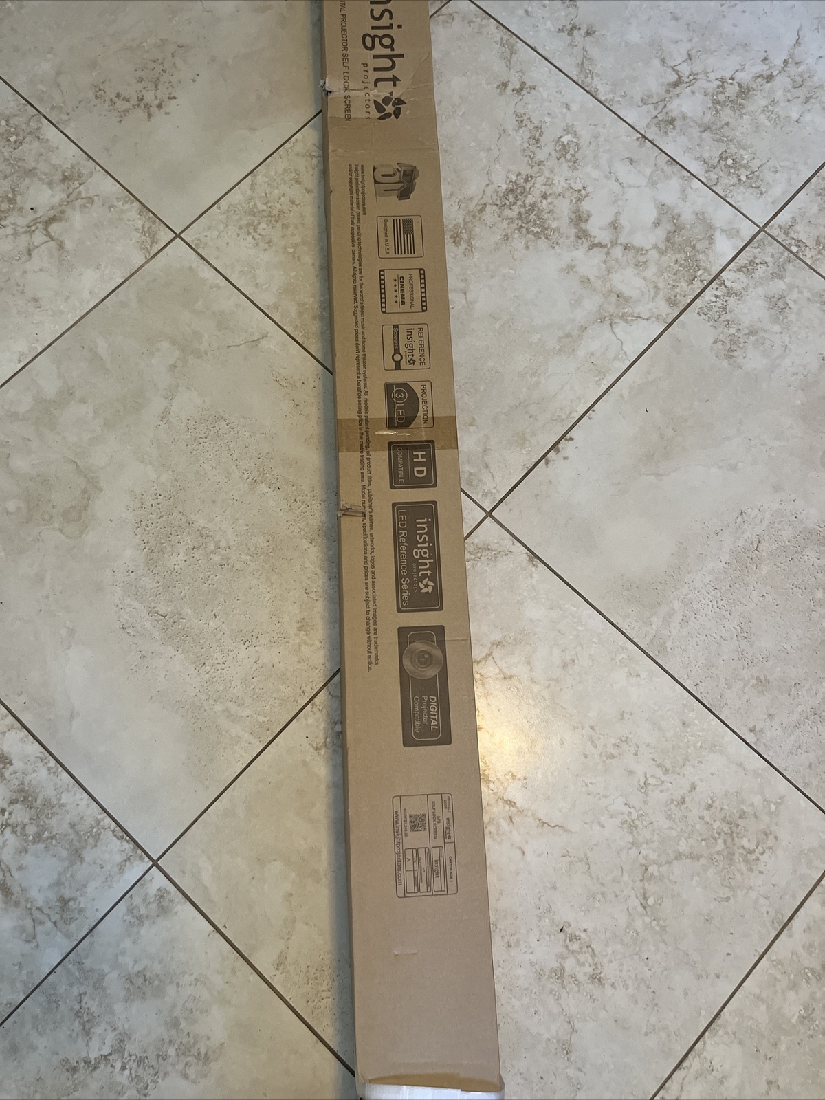 Insight is72 digital projector | Motorized self Lock Screen