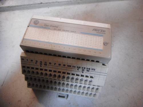 ALLEN BRADLEY - FLEX I/O 16 Channel Sourcing Input Module and Base ...
