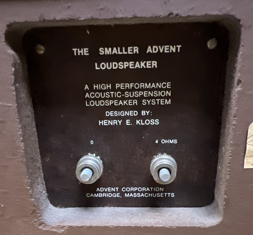 The Smaller Advent LoudSpeakers 2 Way 9.5” (pair) | eBay